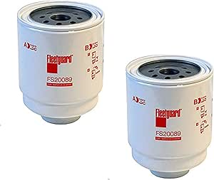 Amazon.com: FS20089 Fleetguard Fuel Filter/Water Separator (Pack of 2 ...