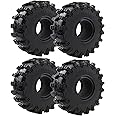 Amazon.com: 4Pcs ShareGoo Rubber 2.2" Crawler Mud Terrain Tires Super Grip Soft Tyre OD 148mm ...