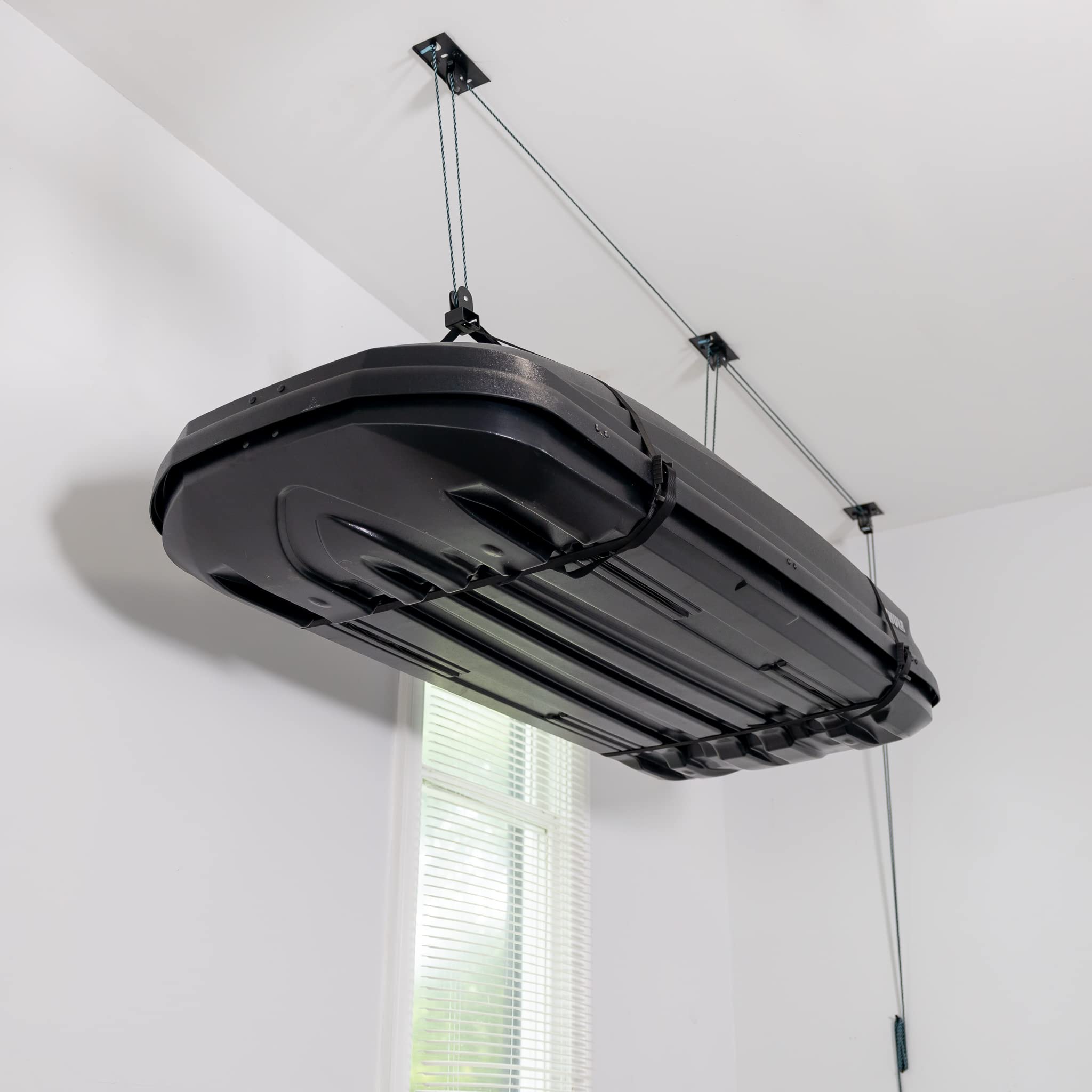 Mua Teal Triangle Elite Cargo Box Storage, Garage Pulley System ...