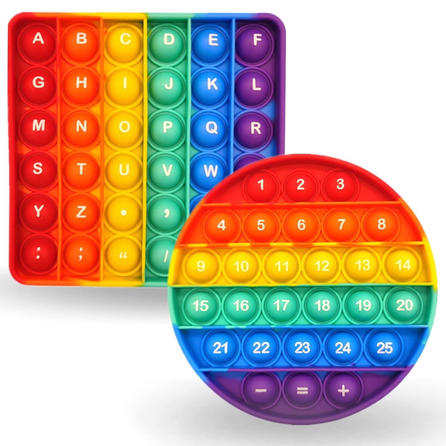 Mua Steemjoey 2PCS Pop It Fidget Toy, Stress reliever Push pop fidget ...