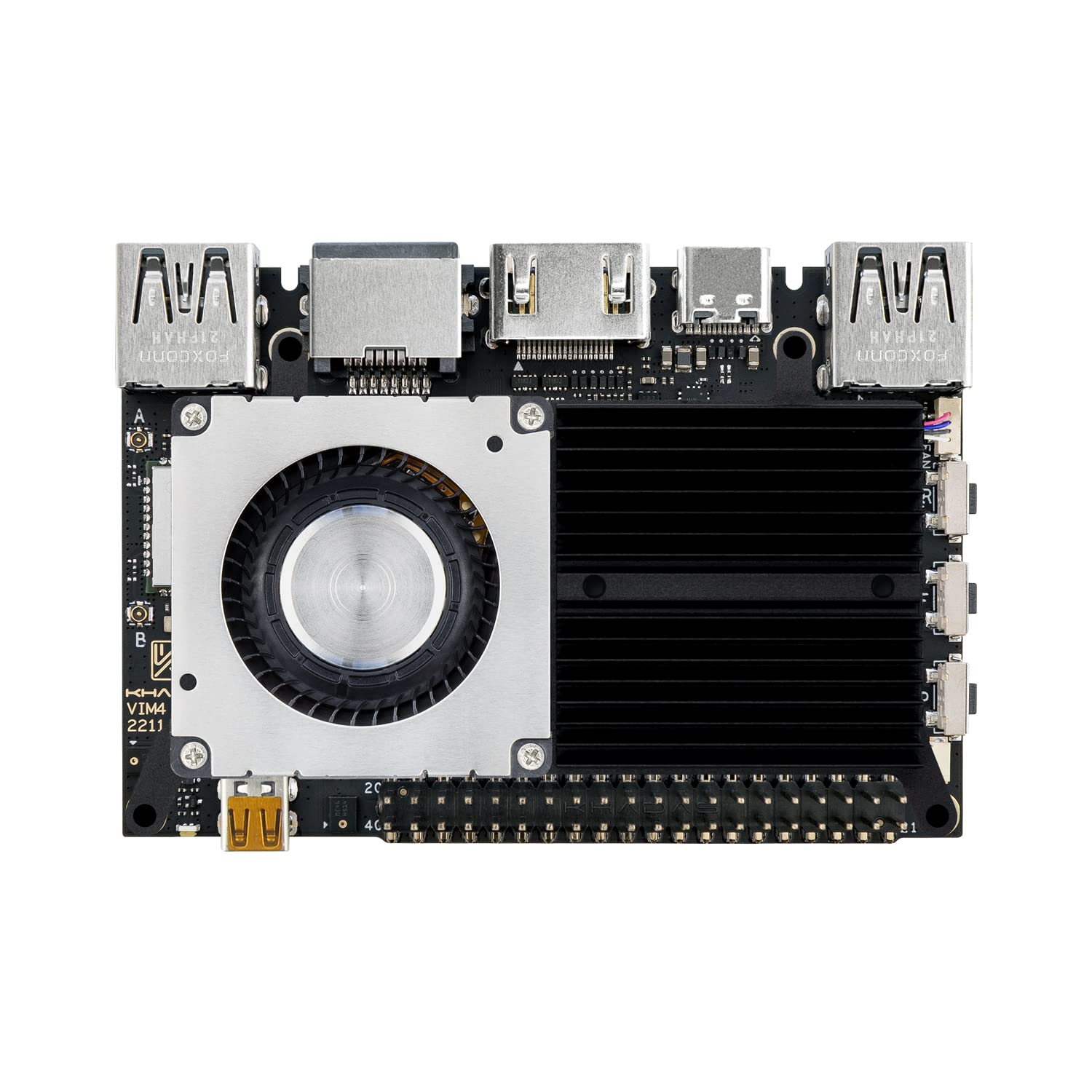 Mua Khadas Single Board Computer VIM4 Amlogic A311D2 with 3.2 Tops NPU ...