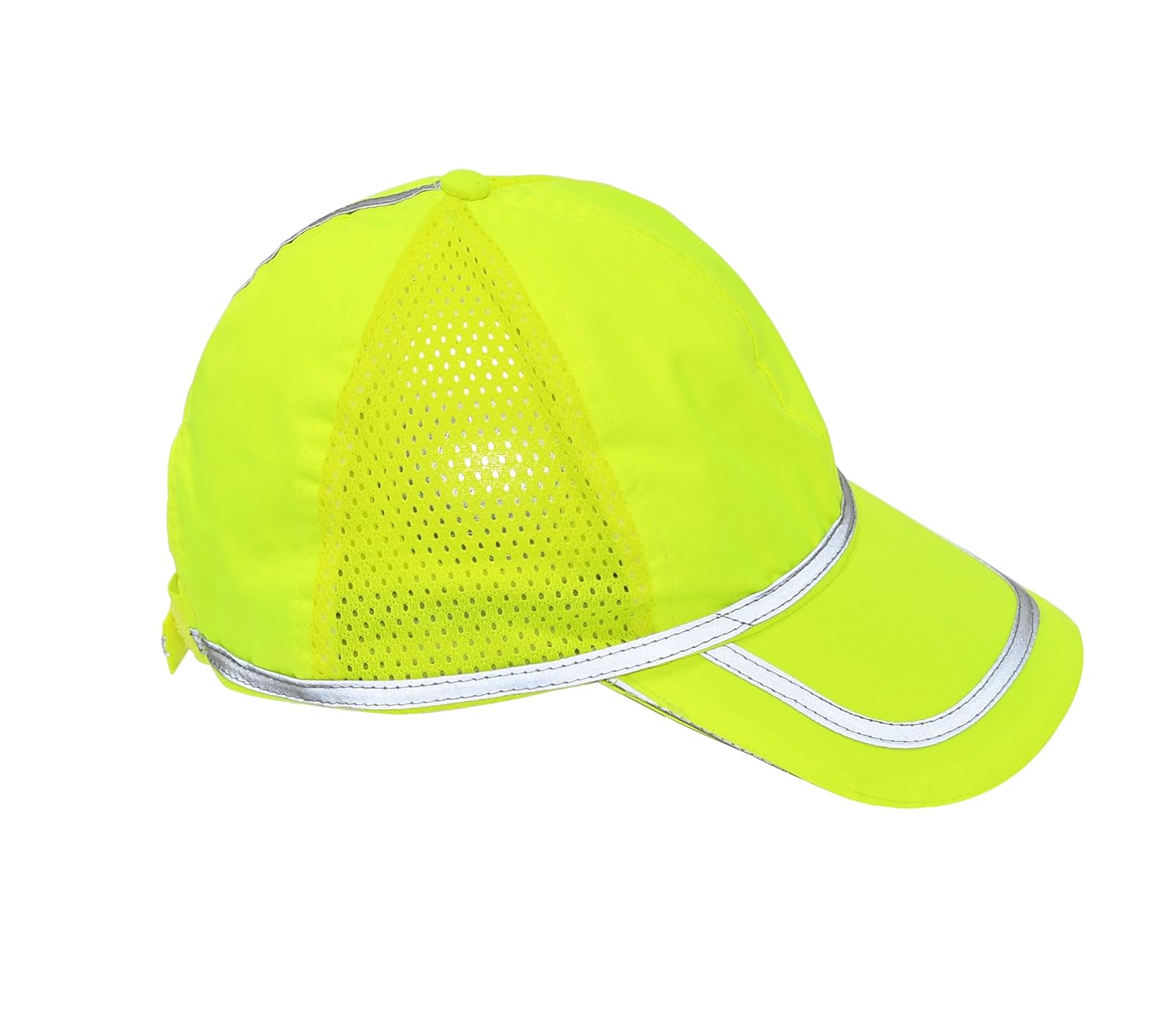 Amazon.com : Home-X Reflective Yellow Safety Cap with Gray Piping ...