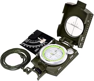 Amazon.com : Sportneer Compass, Multifunctional Military Lensatic ...