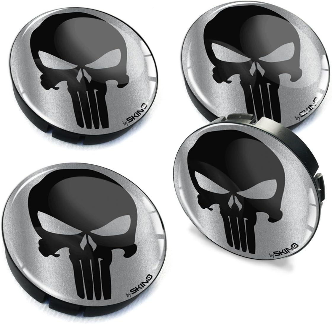 SkinoEu® 4 x 60mm 3D Gel Car Wheel Centre Universal Rims Hub Center ...