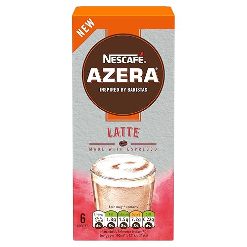 Nescafe Azera To Go Latte Instant Coffee, 4 Cups (Pack of 3, Total 12 ...