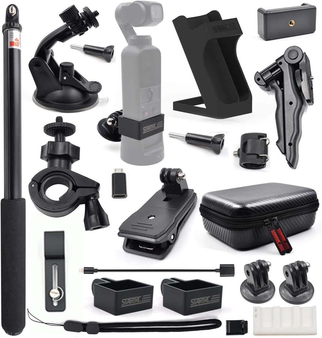 STARTRC OSMO Pocket Expansion Accessories Kit,Handheld Action Camera ...