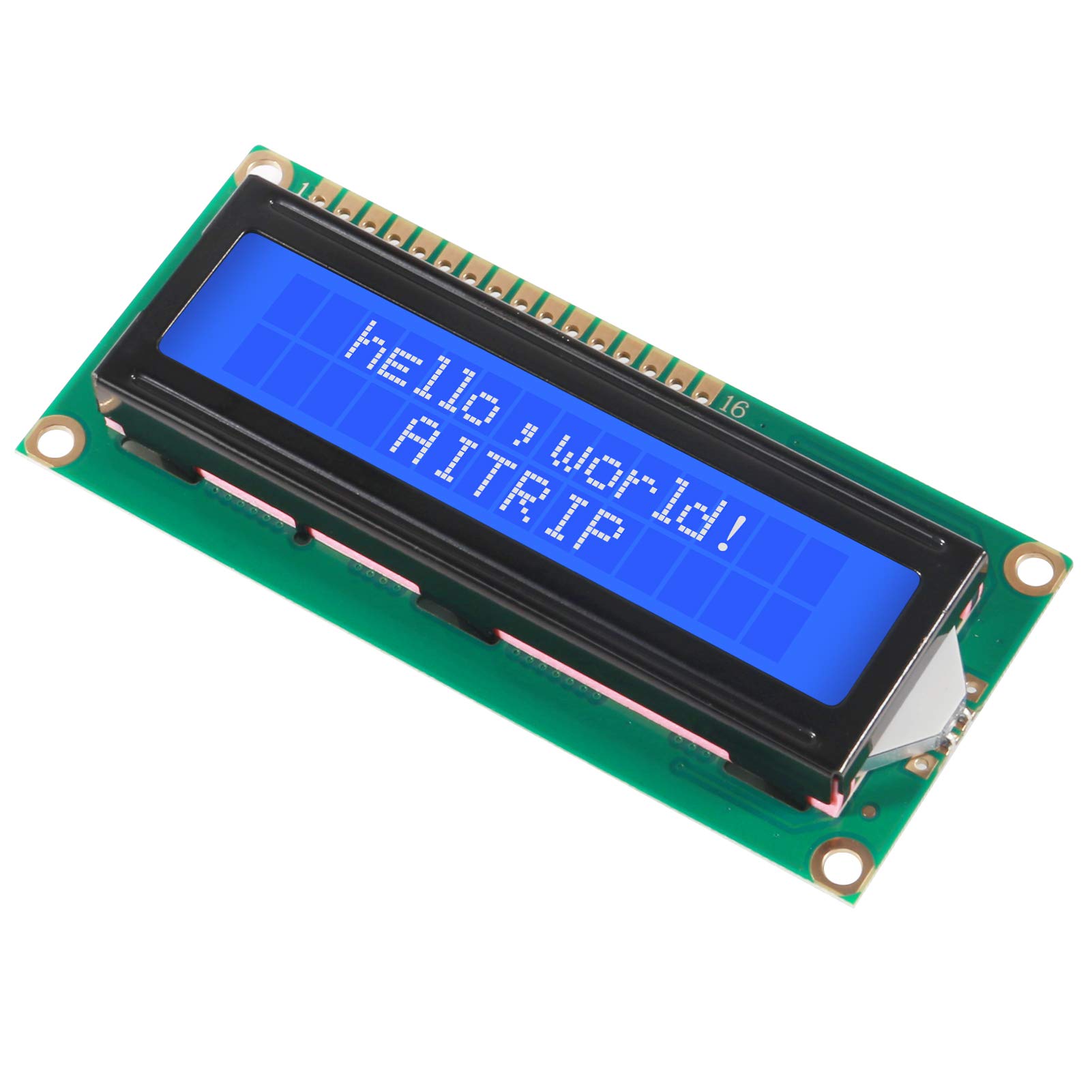Mua AITRIP 3 Set IIC/I2C/TWI LCD 1602 16x2 Serial Interface Adapter Module Blue Backlight for ...