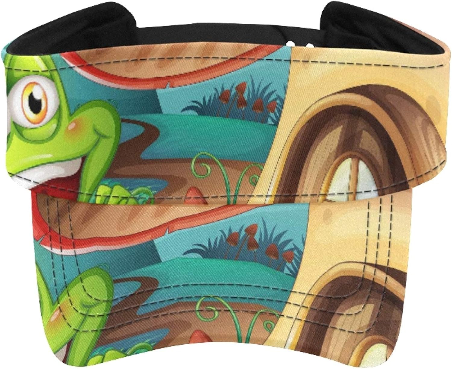 Sombreros con Visera para niñas Ilustración de una Rana Cerca de la ...