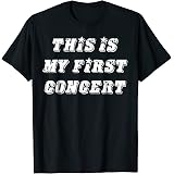 Amazon.com: This Is My First Concert - Kids T-Shirt - Music Event Shirt ...