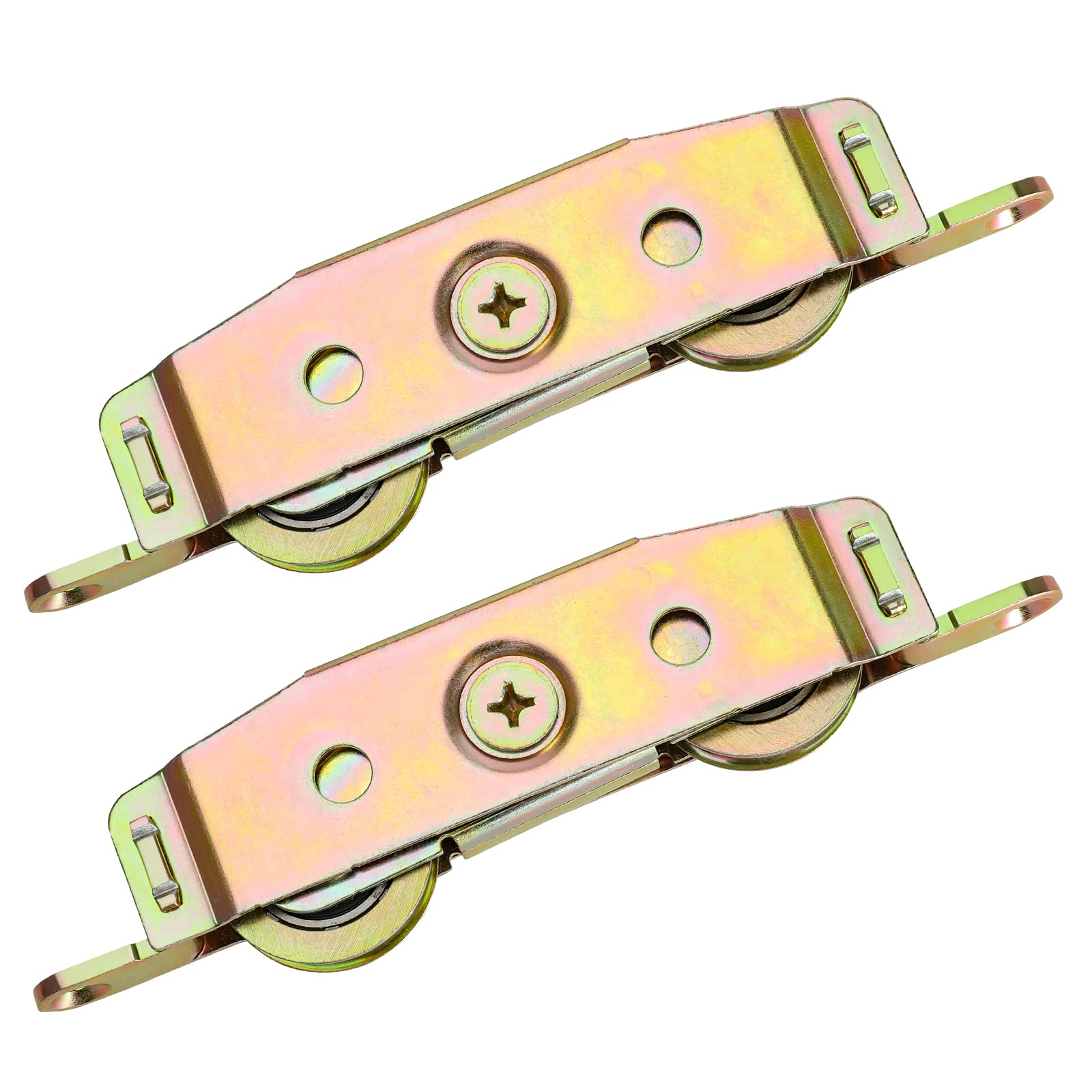 Huazu Heavy-Duty Sliding Door Rollers - 1-1/4" Steel Ball Bearing ...