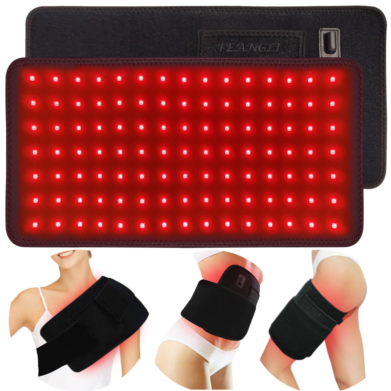 Red Light Therapy Infrared Light Therapy Pad Wearable Wrap Heating Pad ...