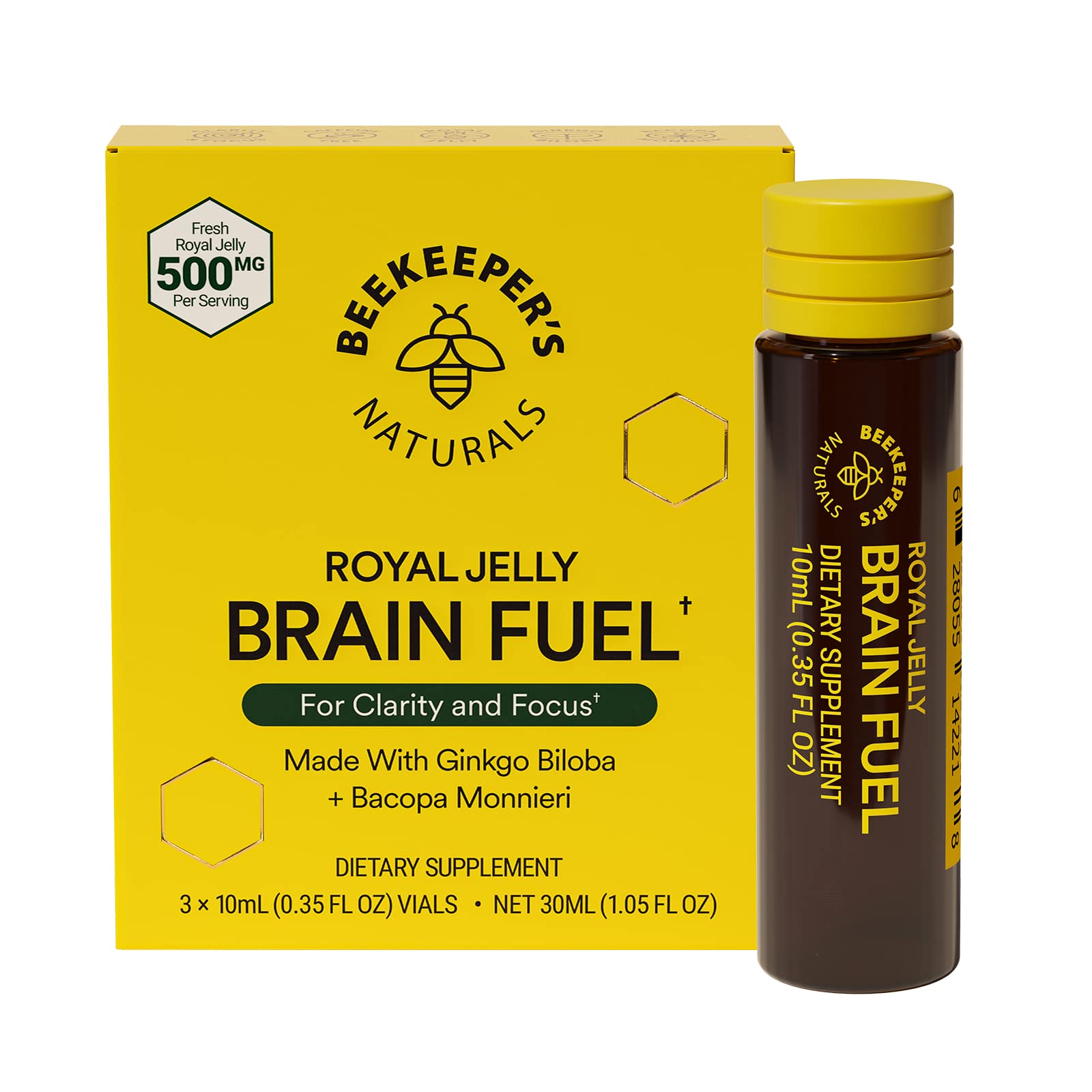 Mua BEEKEEPER'S NATURALS B.LXR Brain Fuel - Memory, Focus and Clarity Liquid Formula, Supports ...
