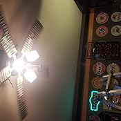 Honeywell Touchdown 48-Inch Football Ceiling Fan with Amber Shade ...