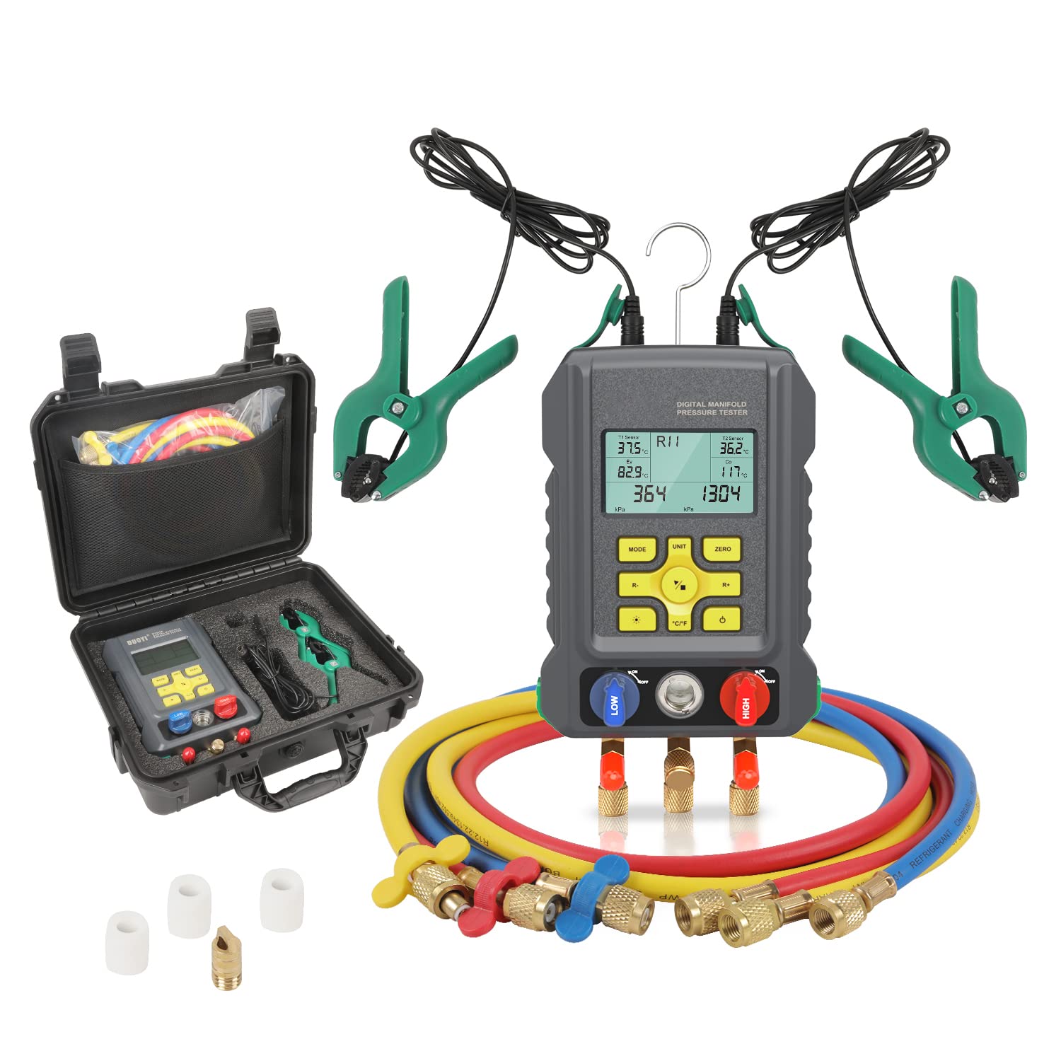 Mua HVAC Digital Manifold Gauge Set for 92 Refrigerant Digital HVAC ...