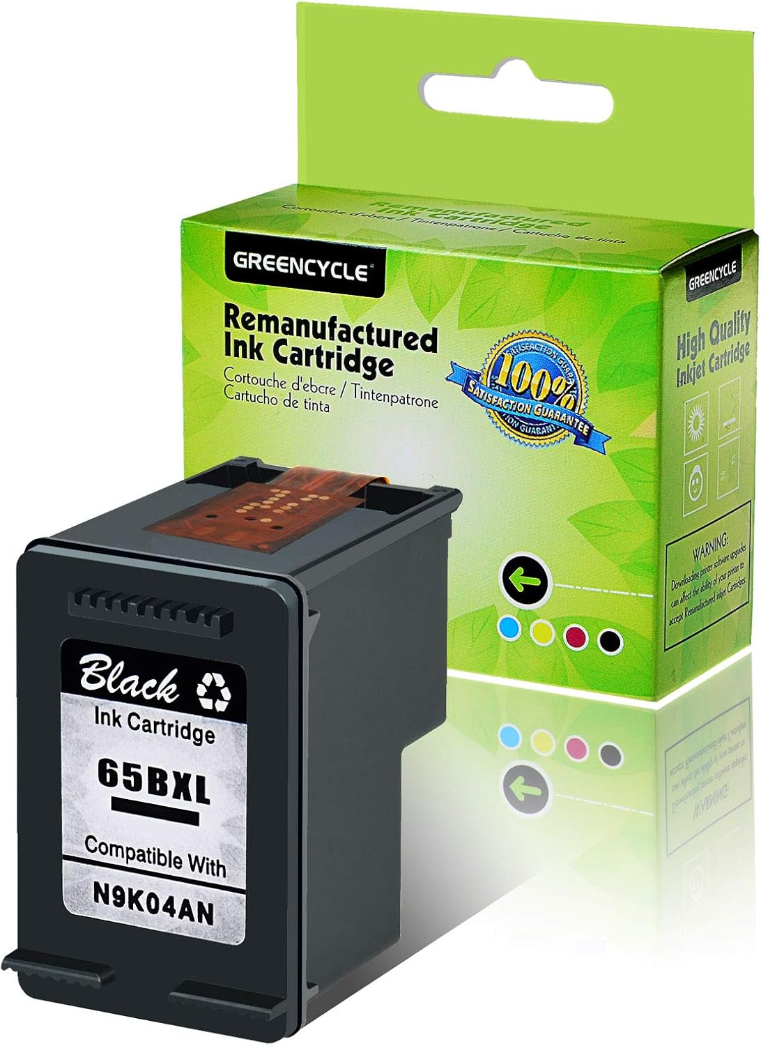 2PK Black+1PK Color 65XL Ink for HP Officejet 250 C 200 200c AMP 100 ...