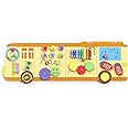 Amazon.com: BlueWood School Bus Wall Busy Board Panels, Toddler ...