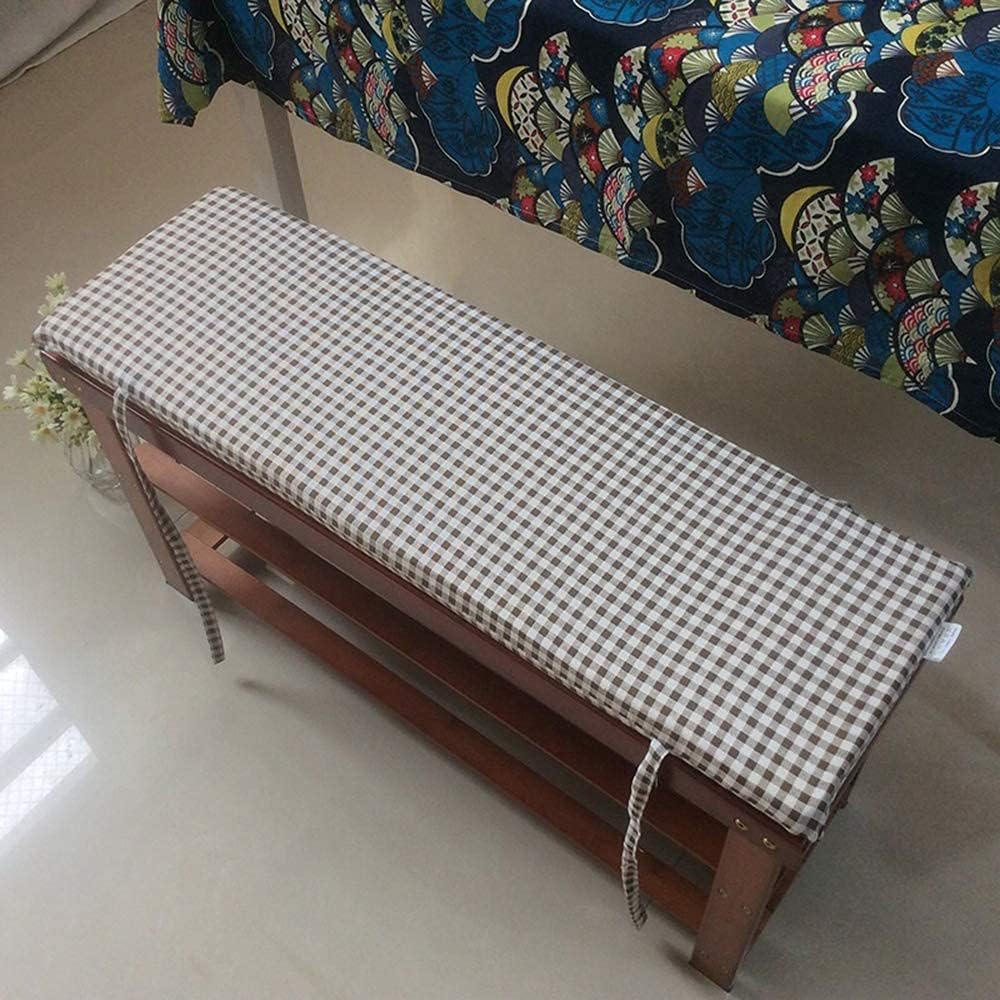 Detachable Bench Cushion with Fixing Ties,2 or 3 Seater Garden Bench ...