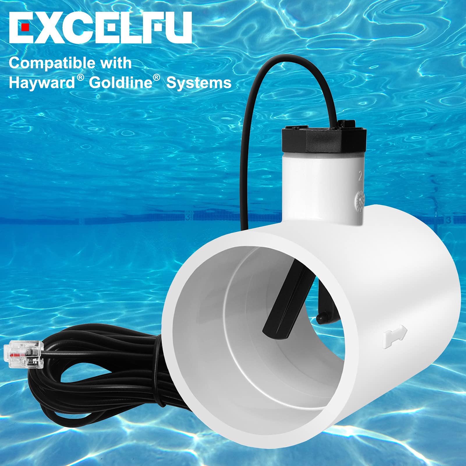 Mua EXCELFU Flow Switch for Hayward Goldline Salt System, Flow Sensor ...