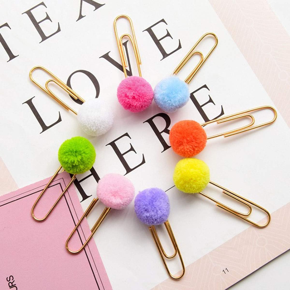 16 PCS Cute Plush Bookmarks for Girls and Kids,Tangger Beautiful ...