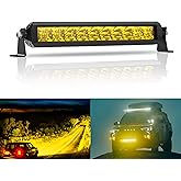 Amazon.com: Nilight Led Light Bar Amber 17 Inch 80W Super Slim Spot Flood Combo 8000LM 3D ...