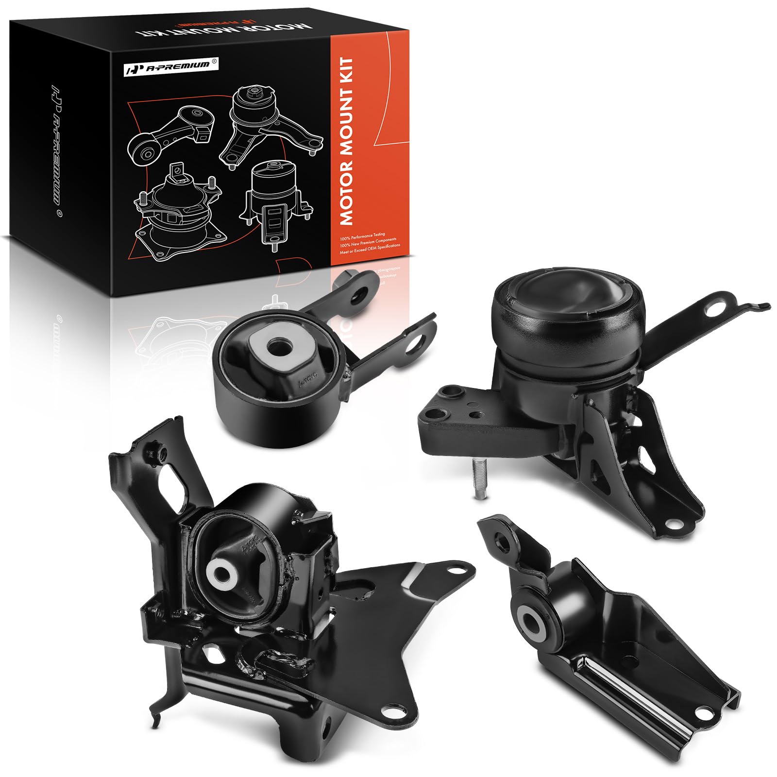 A-Premium 4PCS Engine Motor Mount Transmission Mount Torque Strut Mount ...