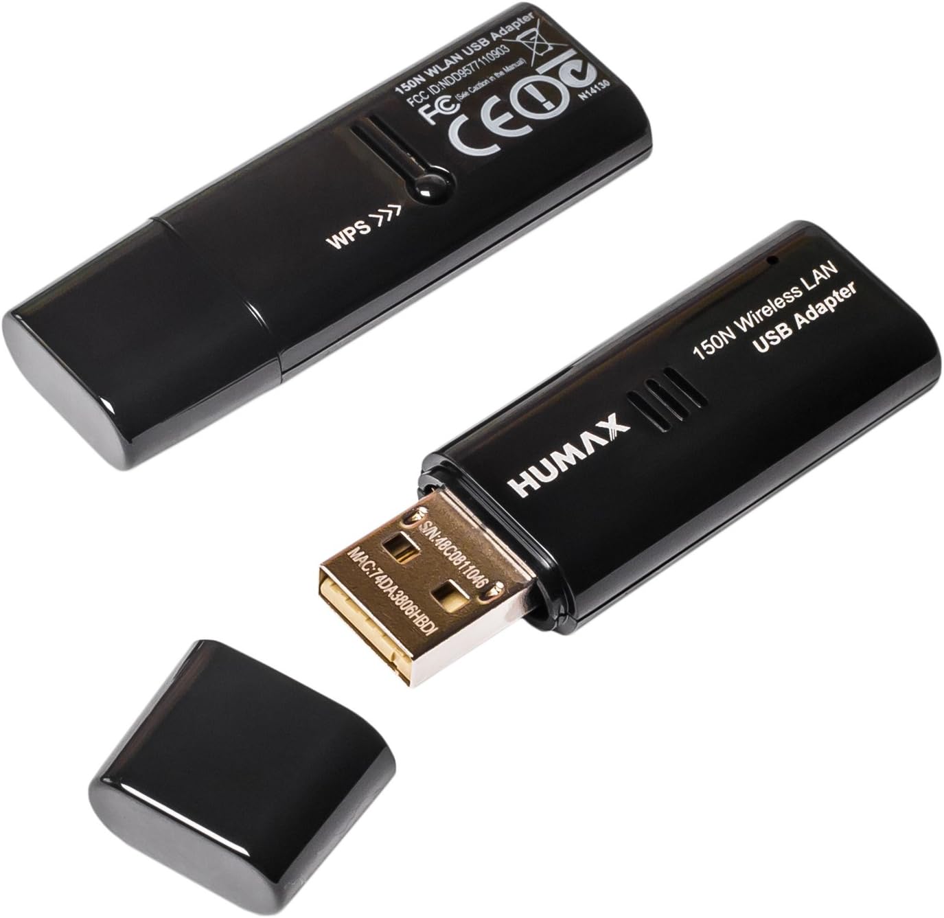 Originele Humax WiFI USB Dongle: 150N Wireless LAN - WLAN IEEE 802.11n ...