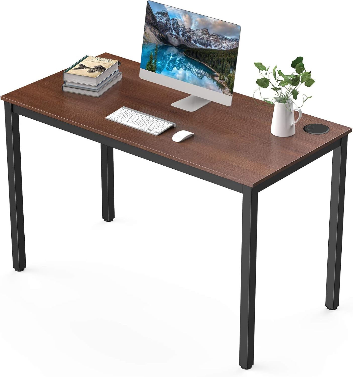UMI. by Amazon Computer Desk Study Desk Modern Simple Office desk PC ...