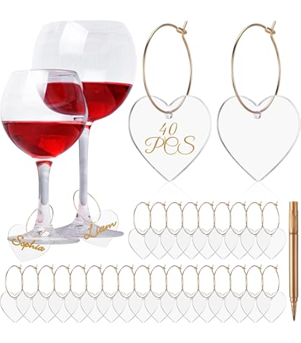 Etiquetas Para Copas De Vino Para Imprimir Y Hacer Tú Mismo