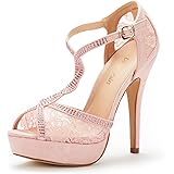 Elegantpark EP11085-PF Femme Bout Ronde Plate-Forme De Haut Talon Zip ...