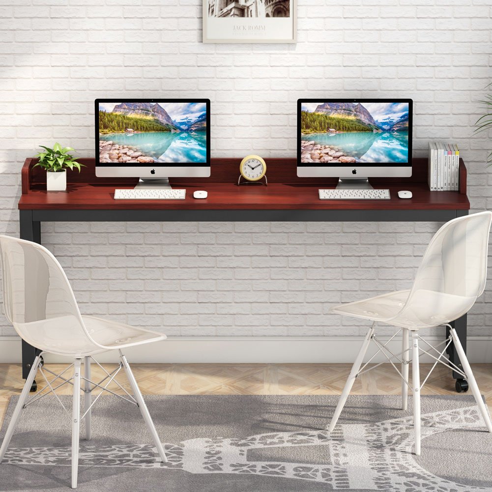 Lap Desks Super Sturdy and Stable Overbed Table with Wheels Tribesigns ...