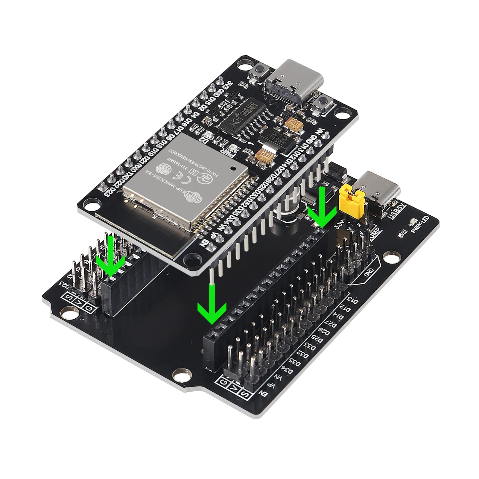Mua 2 Sets ESP-WROOM-32 ESP32 ESP-32S Type-C USB Development Board Type ...