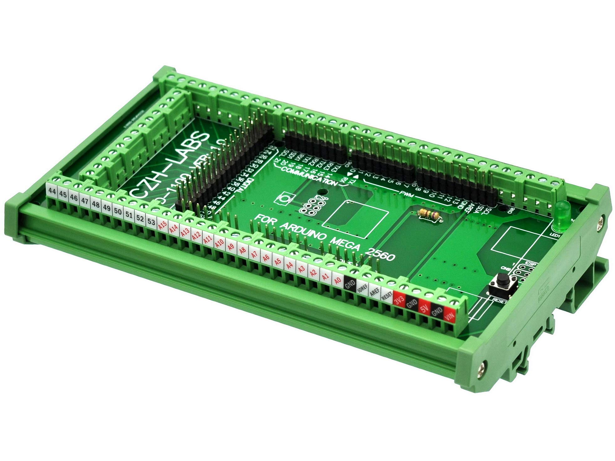 Mua Electronics-Salon DIN Rail Mount Screw Terminal Block Adapter ...