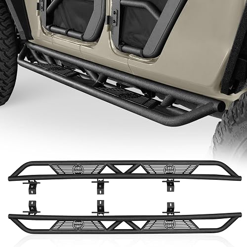 Hooke Road Gladiator Running Board Side Step Slider Nerf Bars for Jeep ...