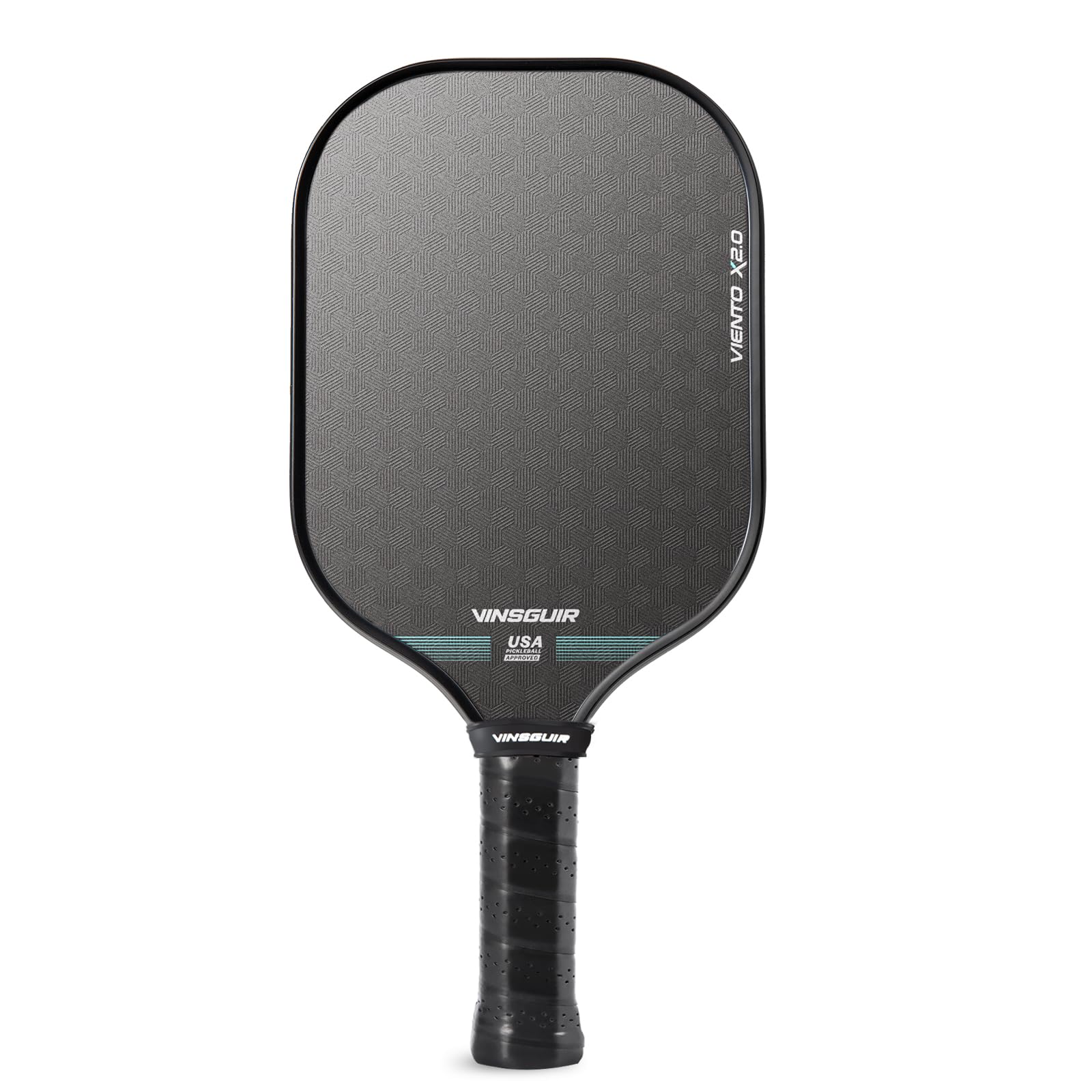 VINSGUIR Pickleball Paddle, Carbon Fiber Surface (CFS) High Grit & Spin ...