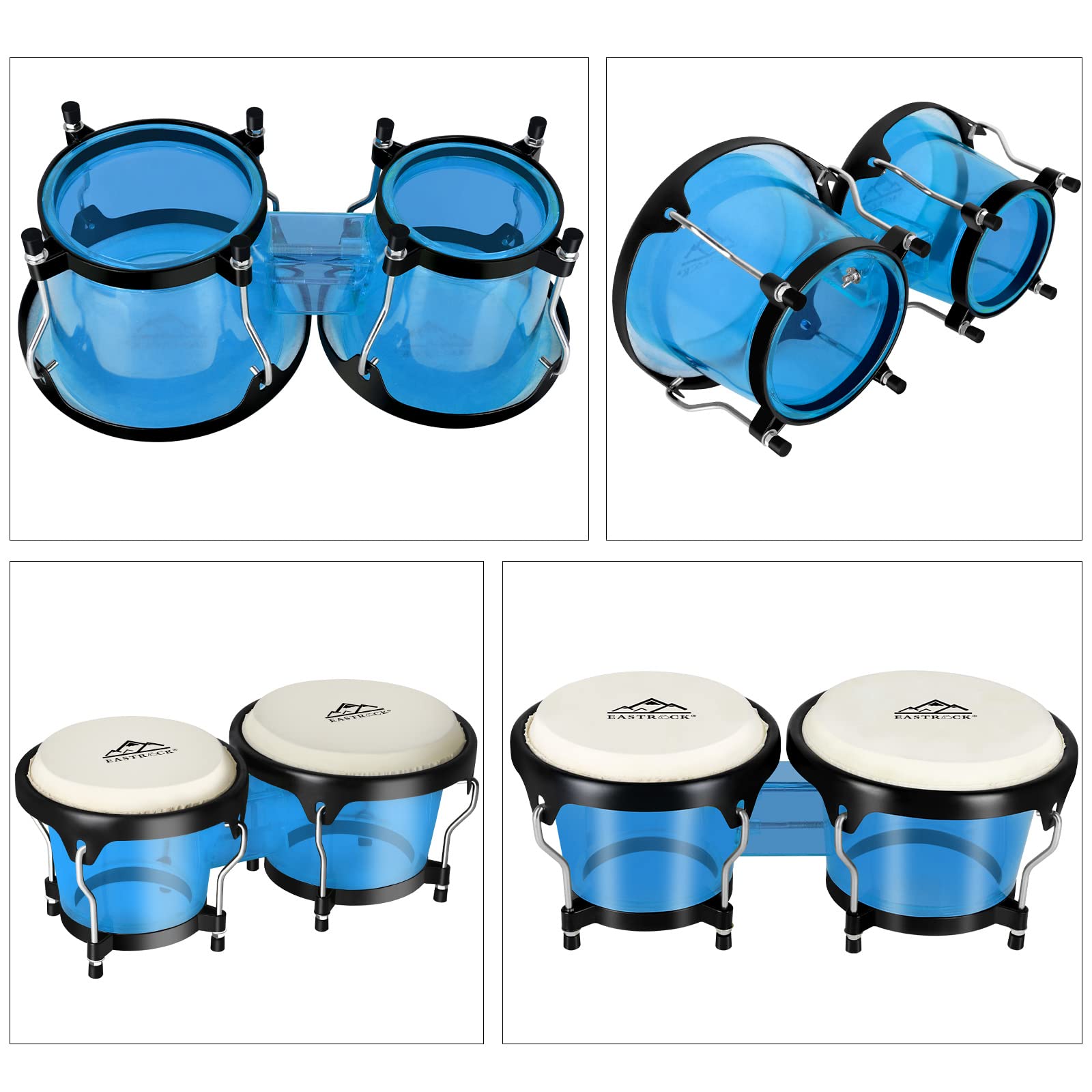 Mua EastRock Bongo Drums 6” and 7” Set for Kids Adults Beginners ...