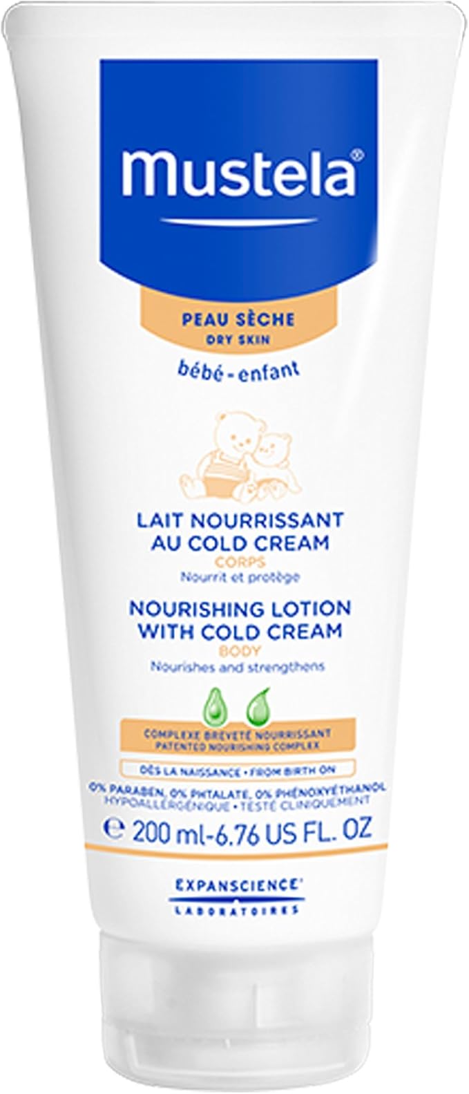 Mustela Nourishing Body Lotion with Cold Cream, 200 ml: Amazon.co.uk ...