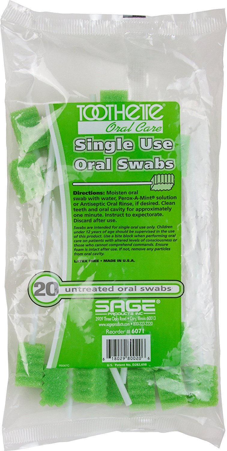 Amazon.com: Disposable Oral Care Sponge Swabs(50pcs Pink): Health ...
