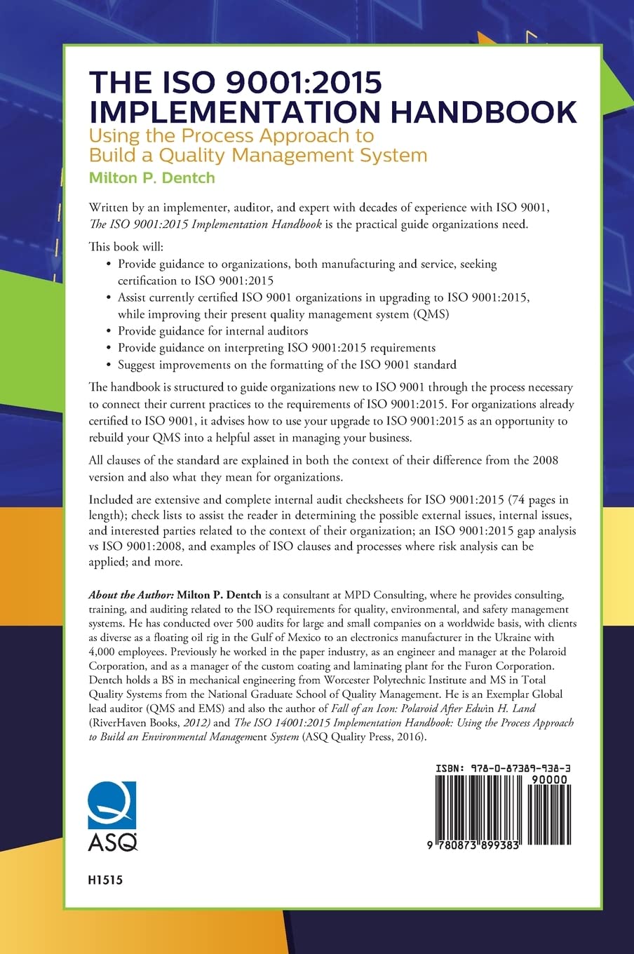 Mua The ISO 9001:2015 Implementation Handbook: Using the Process Approach to Build a Quality ...