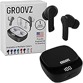 Amazon.com: Groovz True Wireless Earbuds with Charging Case - Designed ...