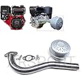 Mini Bike Exhaust Performance Exhaust Header For Predator 459cc/DuroMax ...