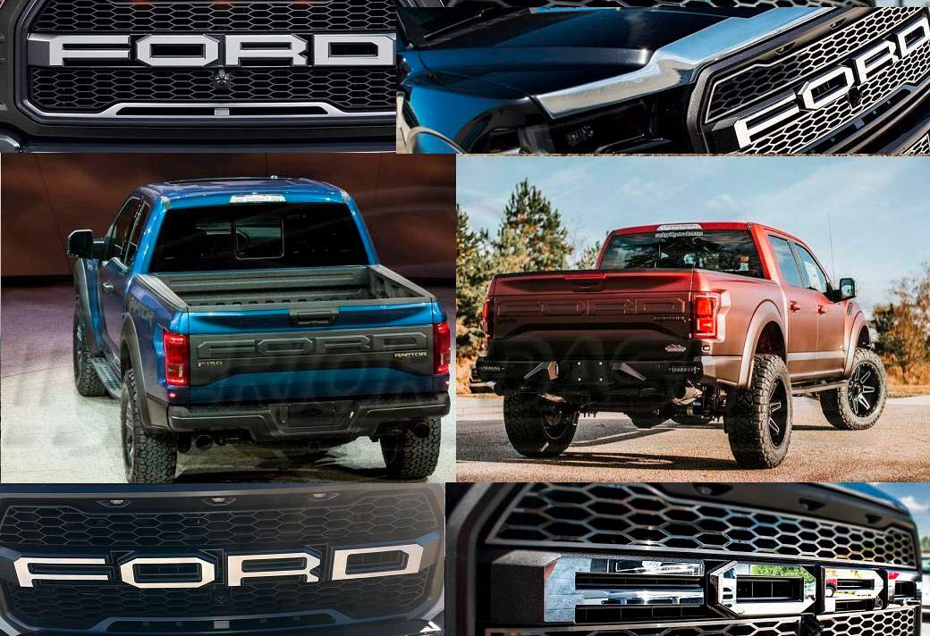 Buy 2018 2019 2020 F-150 F150 Exterior Front Grill Chrome Overlay ...