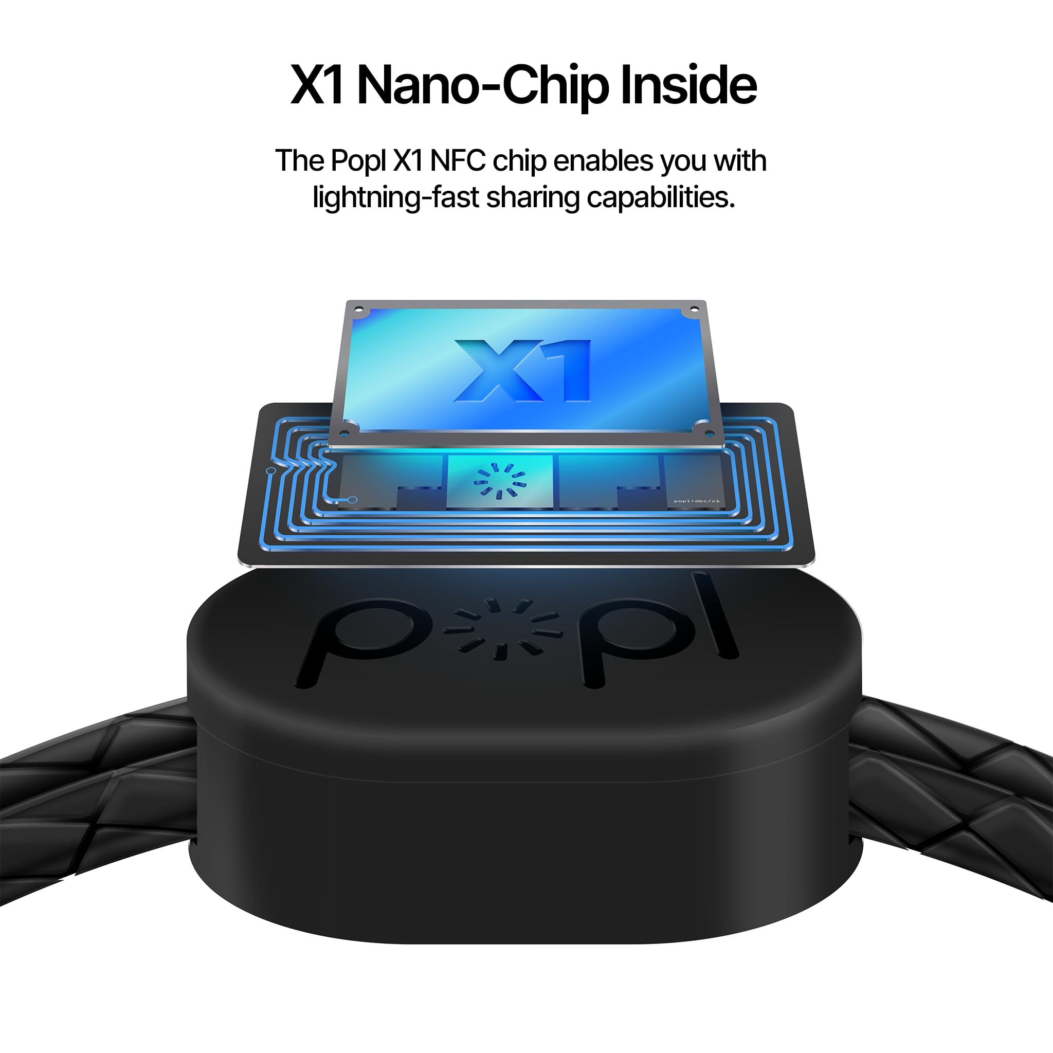 Mua Popl Rope Band - Digital Business Card Bracelet Wearable - Tap to ...