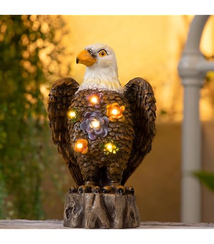Bald Eagle Solar Lights