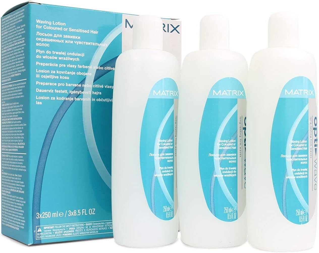 Matrix Opti-Wave Waving Lotion for Coloured or Sensitised Hair 3 x ...