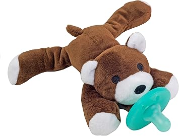 Bear Animal Dummy Pacifier Toy, Stuffed Animal Soft Plush Toy, Dummy ...