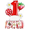Amazon.com: Strawberry Berry First Birthday High Chair Banner Party ...