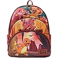 Amazon.com | Loungefly Pokemon Charmander Evolutions Triple Pocket ...