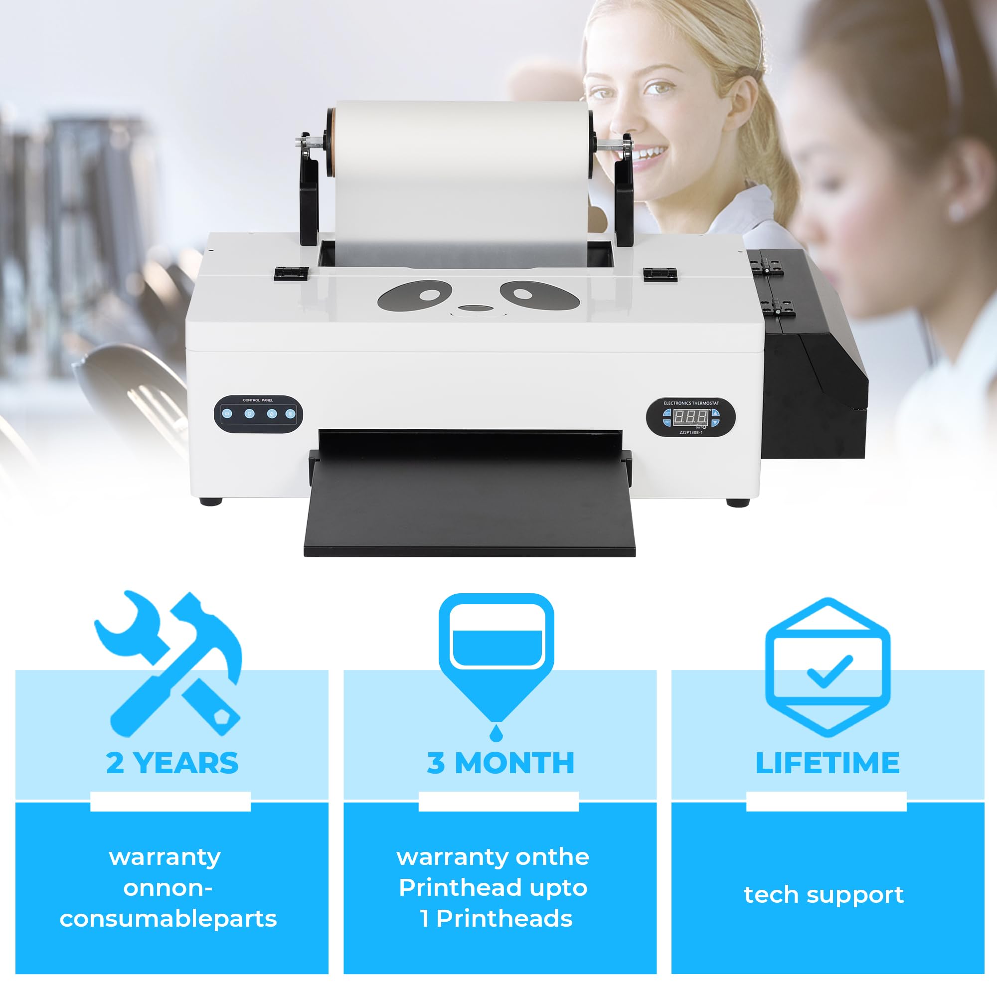 Mua PUNEHOD L1800 DTF Transfer Printer with Roll Feeder,Direct to Film ...