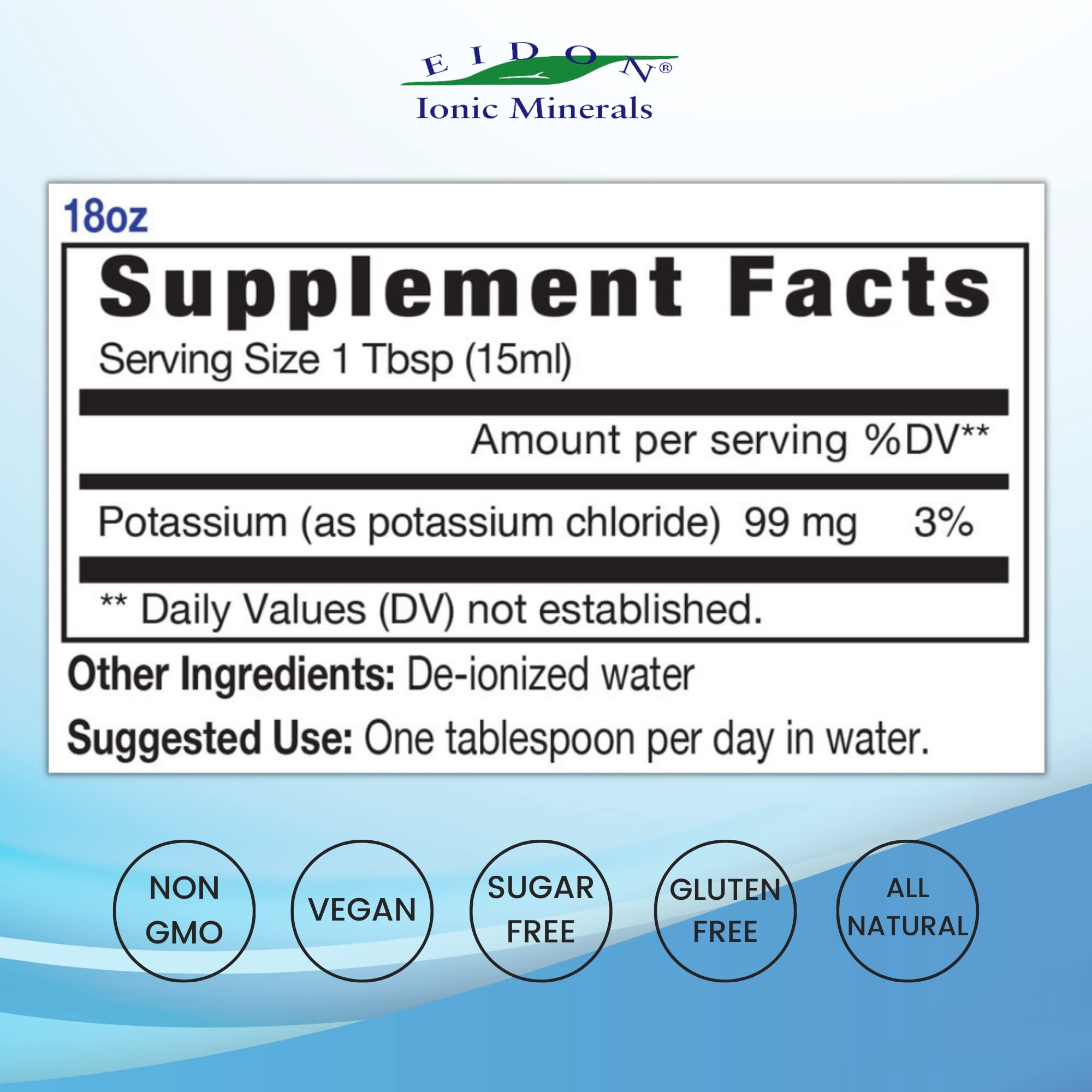 Mua Eidon Ionic Minerals Liquid Potassium Supplement - Potassium ...