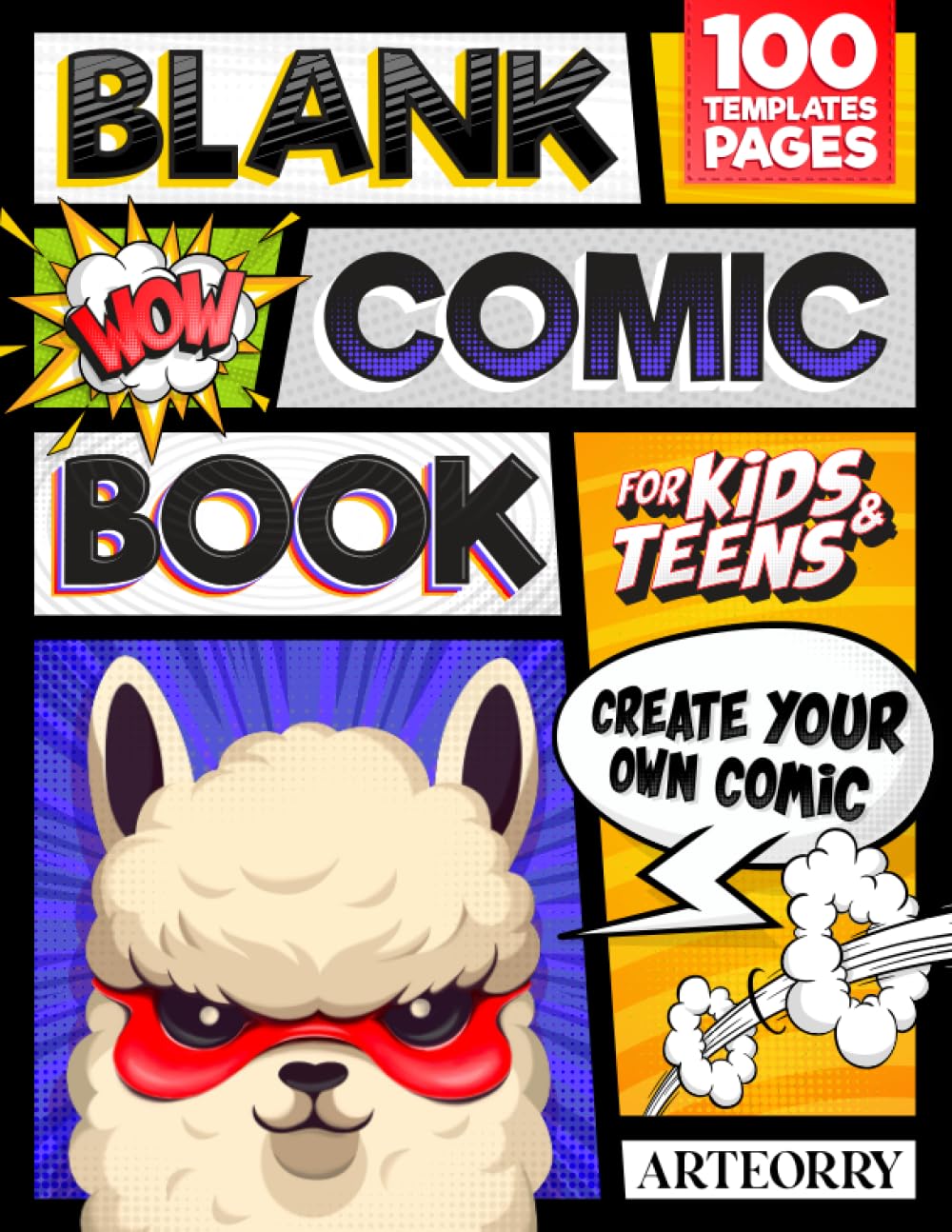Mua Blank Comic Book For Kids And Teens: Create your own comic book ...